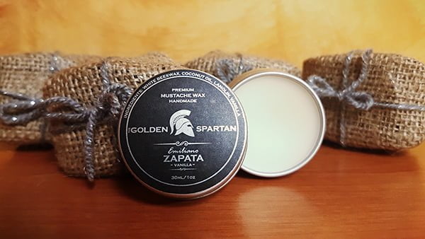 EMILIANO ZAPATA Premium Mustache Wax | The Golden Spartan